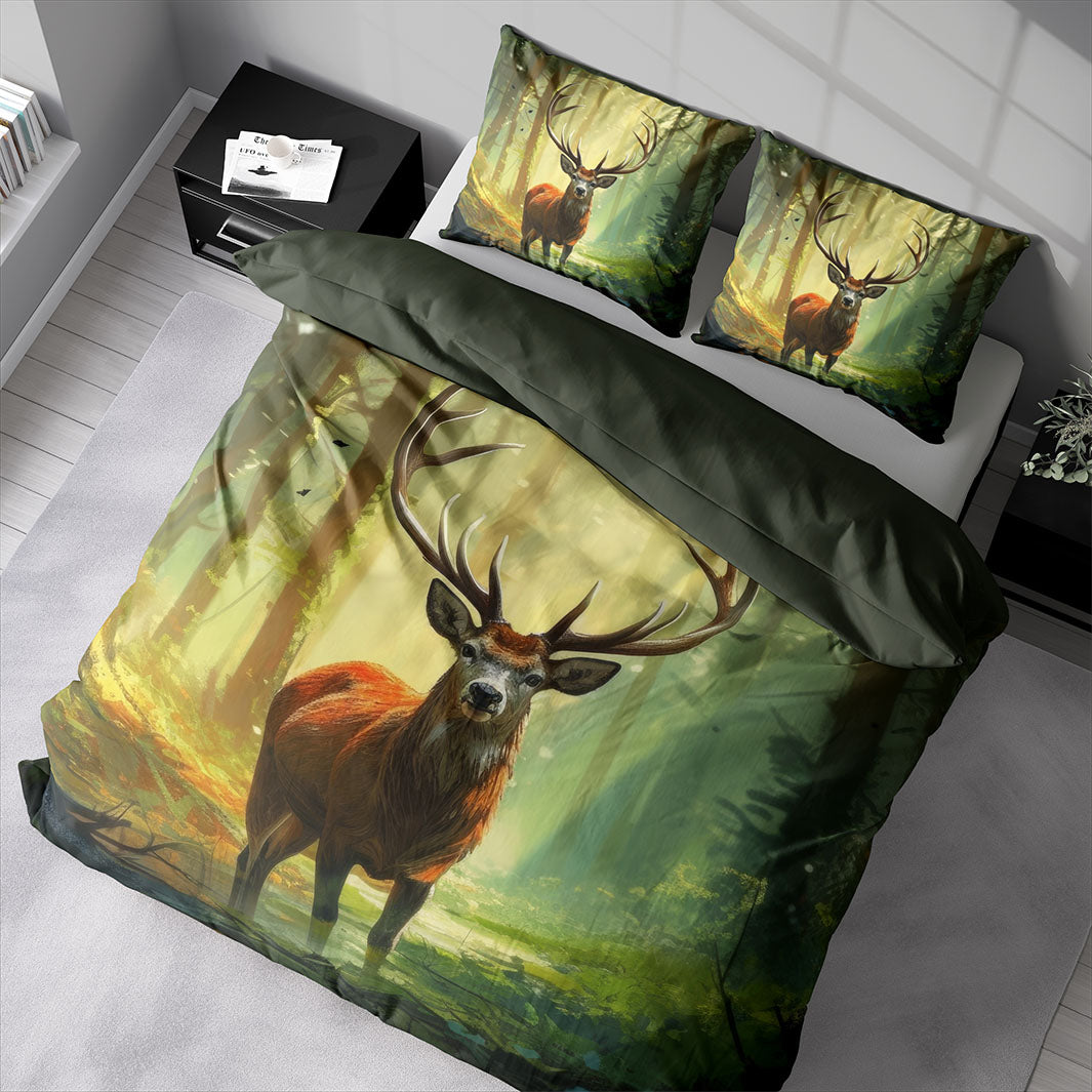 Indusia Design | Sengesett | Deer In Forest – Indusia Design Norge